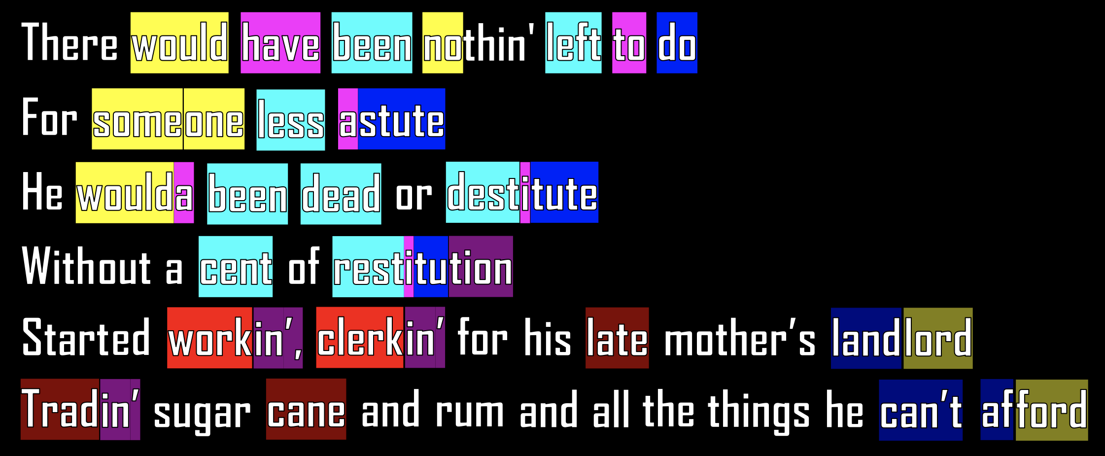 The Best Rhymes in Hamilton – Mark Cooprider